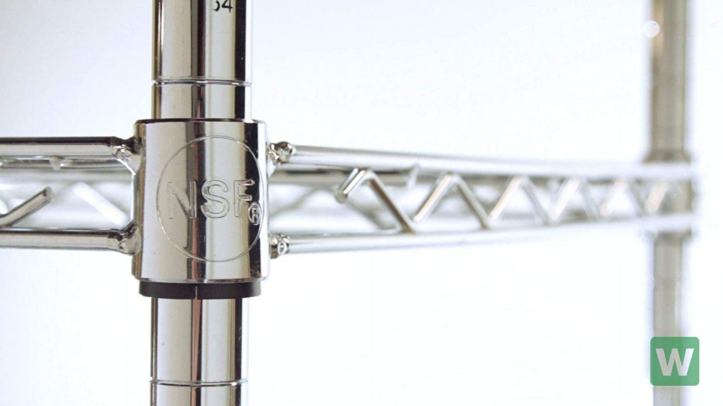 Wire Shelving Posts 96" - 4 Posts - Walmart.com