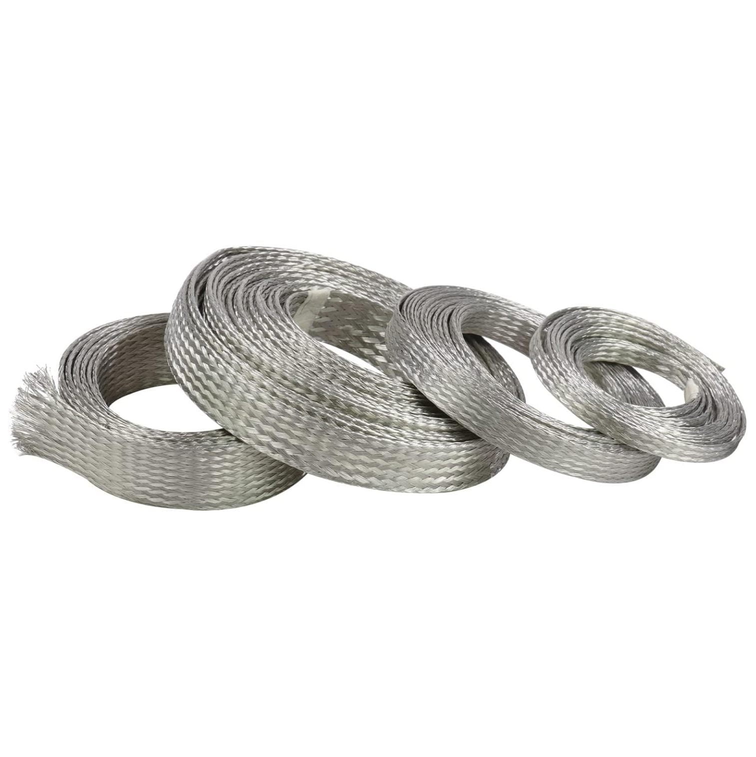 Wire Shielding Sleeve EMI RFI ESD Tinned Copper Metal Braid Ground ...