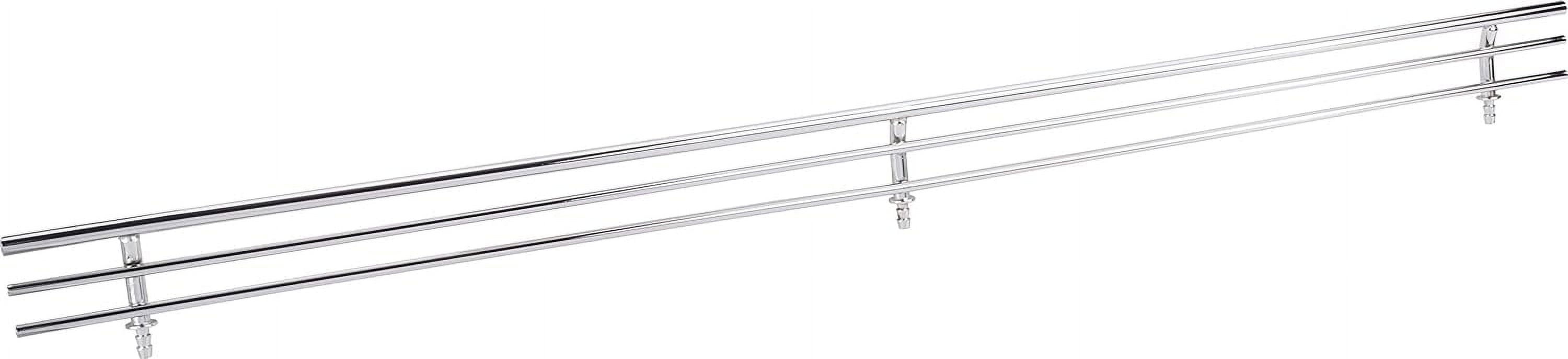 Wire Shoe Shelf Fence, Polished Chrome - Walmart.com