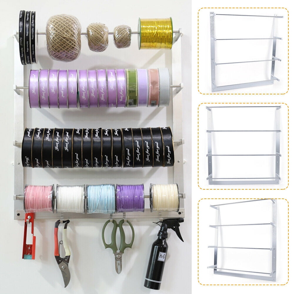 Wire Spool Rack Thread Organizer Holder Ribbons Roll Storage Cable ...