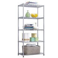 Ktaxon 3-Shelf Storage Rack, Metal Wire Shelving Rack 17.7"L x 8"W x 17 ...