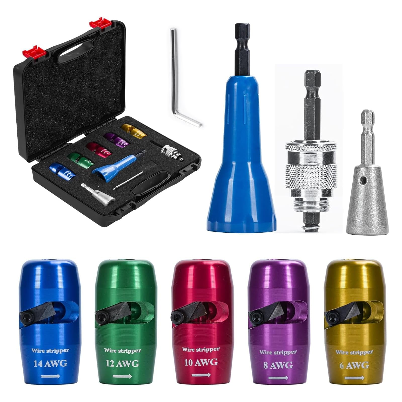 Wire Stripper for Drill, 2025 Upgraded Wire Stripper Wire Twister ...