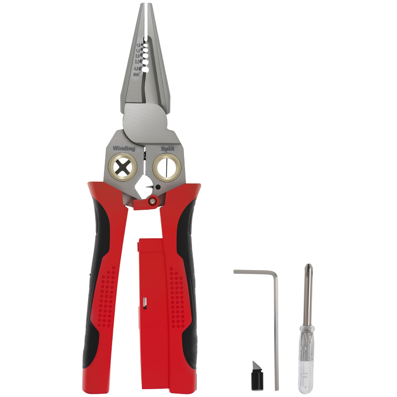 Wire Stripper Pliers Stainless Steel Wire Stripper Crimper Four Hole ...