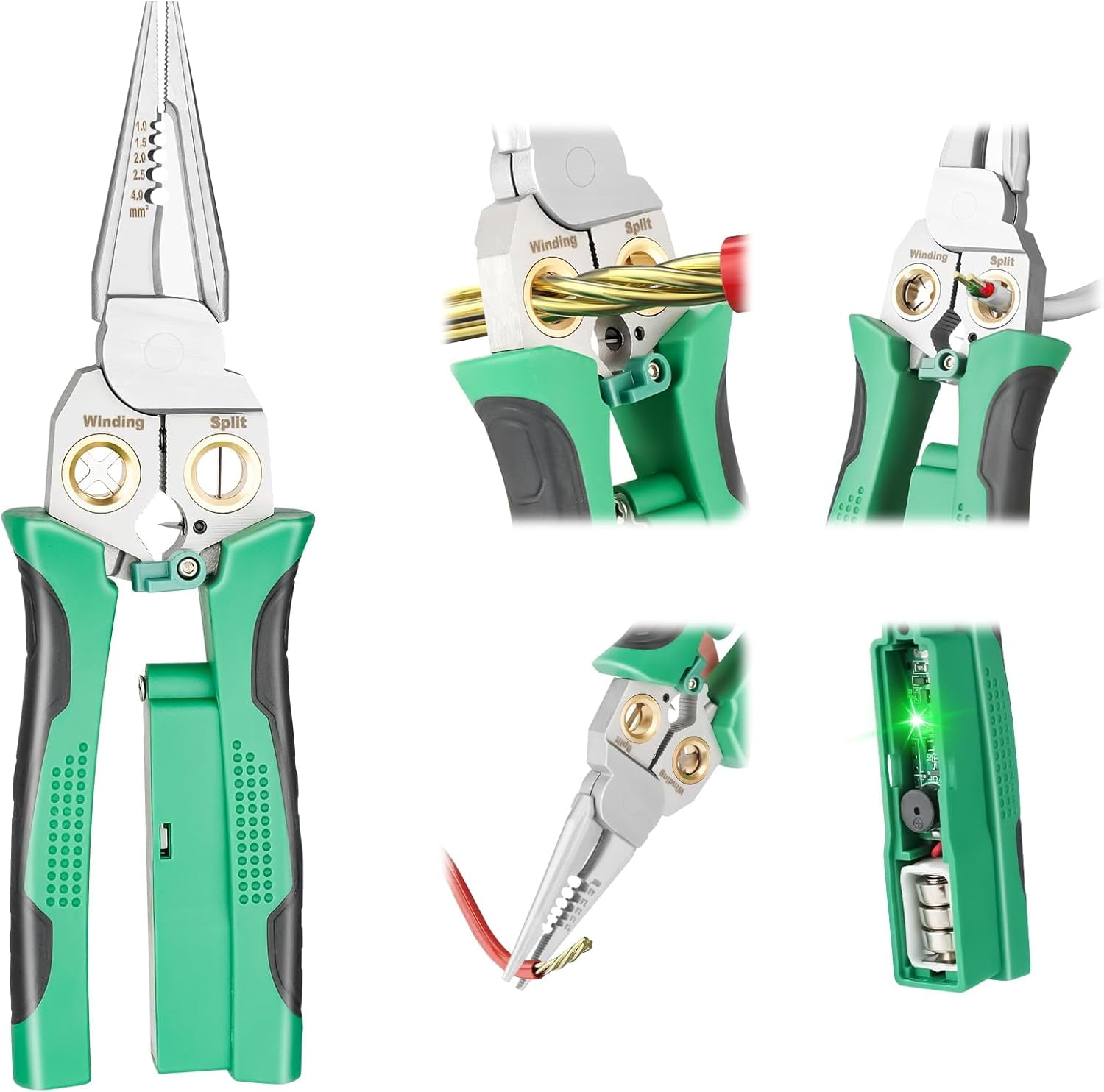Wire Strippers with Electricity Measurement Function 8in1 Wire Stripper ...