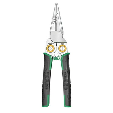 12-In-1 Folding Wire Stripping Pliers With Voltage Tester,Wire ...