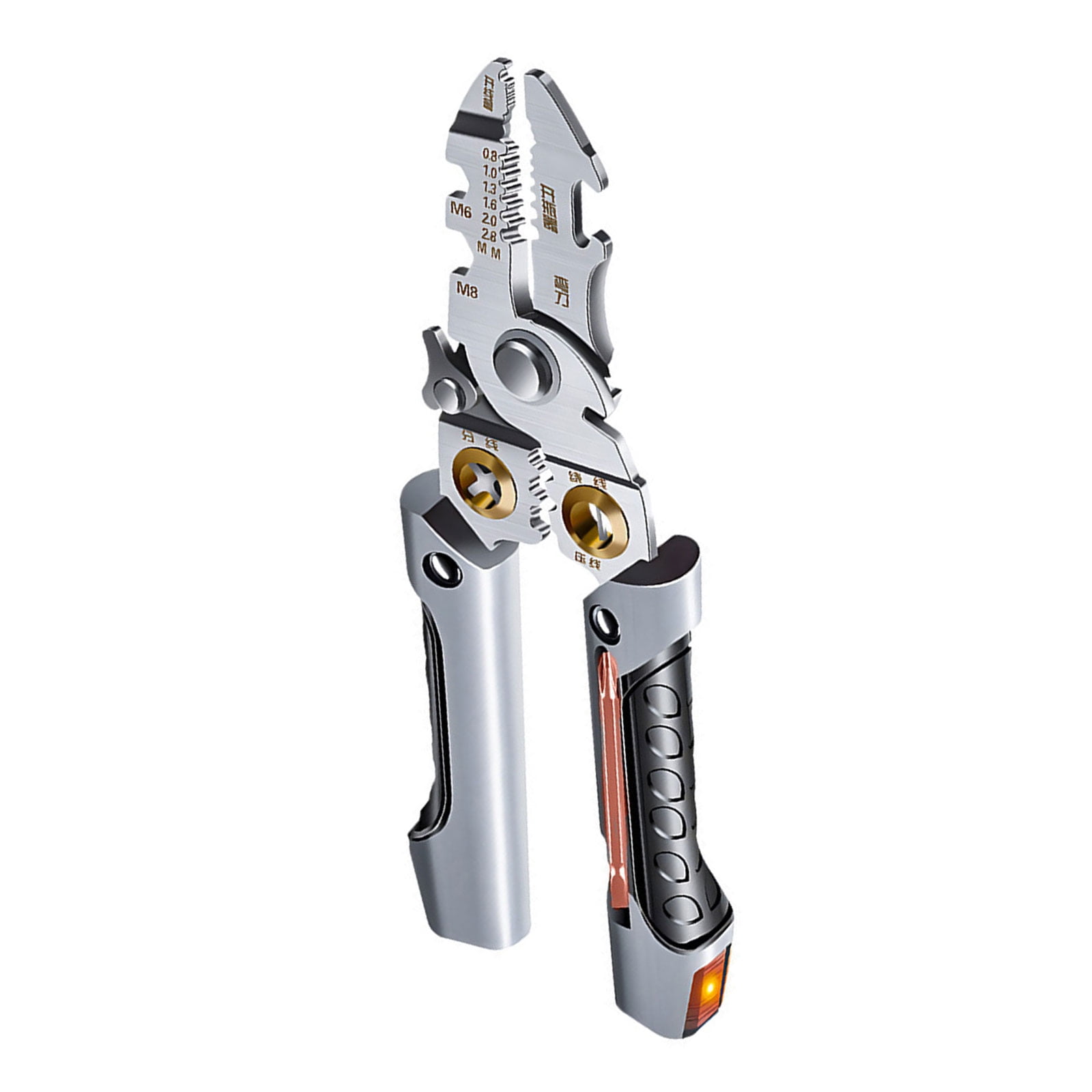 Wire Strippers with Electricity Measurement Function 21 in 1 Wire ...