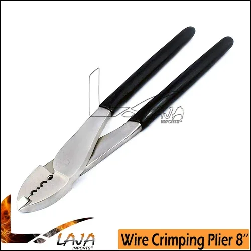 Wire Terminal Crimper, Cutting Plier 8'' For Non-Insulated Electric ...