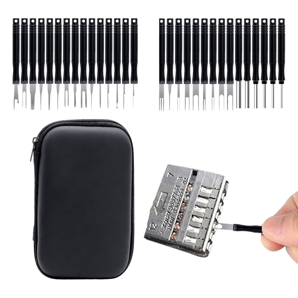 Wire Terminal Release Portable Automobile Disassembly Tools for Car, Terminal Removal Tool Kit ...