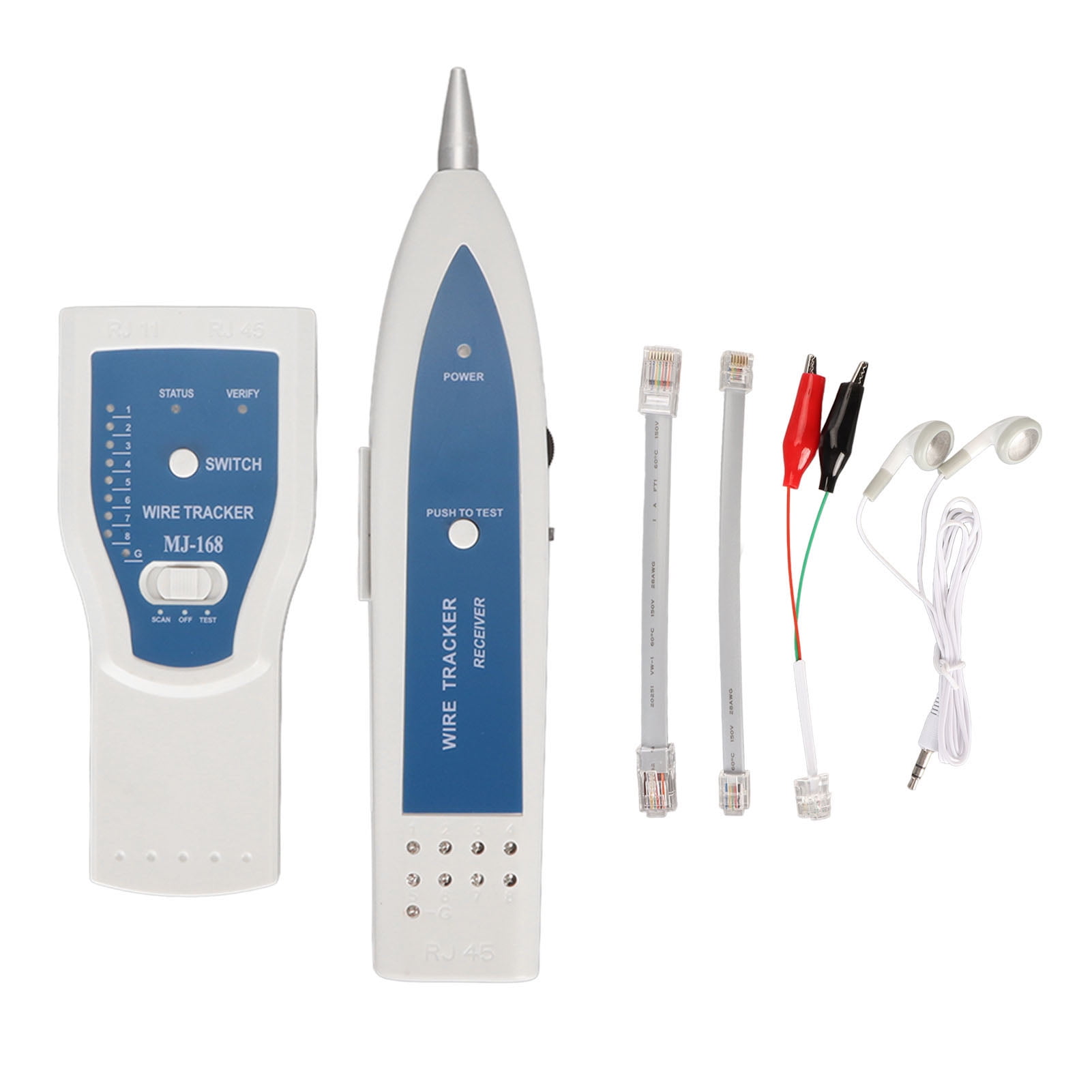 Wire Tester RJ45 RJ11 Cable Tracer Line Finder Multifunction Wire ...