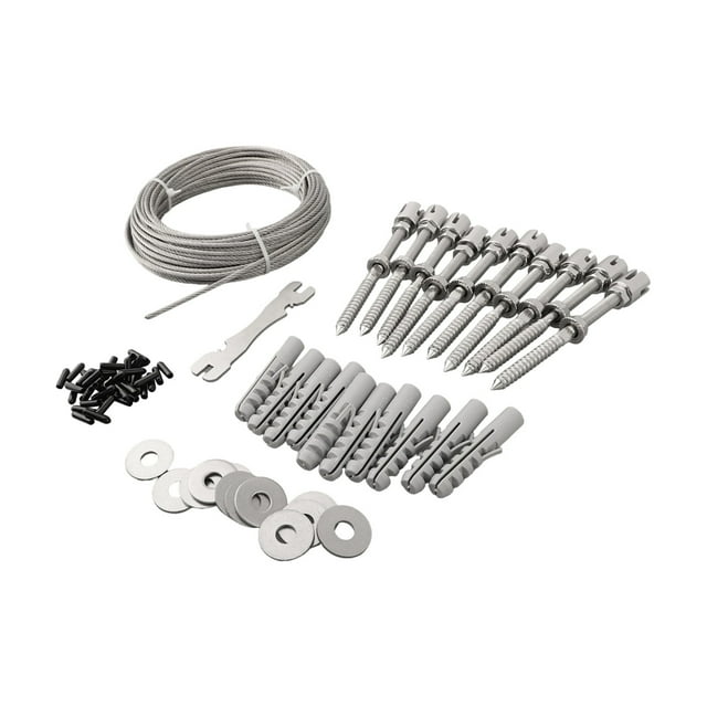 Wire Trellis Kit Wall Trellis Set Rustproof Climbing Plant Trellis ...