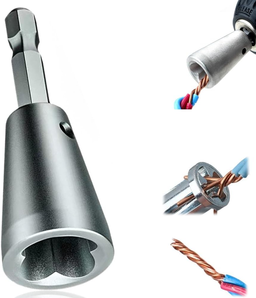 Wire Twister Tool for Drill, 2025 Upgrade Wire Stripping And Twisting ...