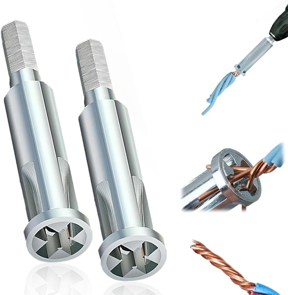 Wire Twister Tool for Drill, 2025 Upgrade Wire Stripping And Twisting ...