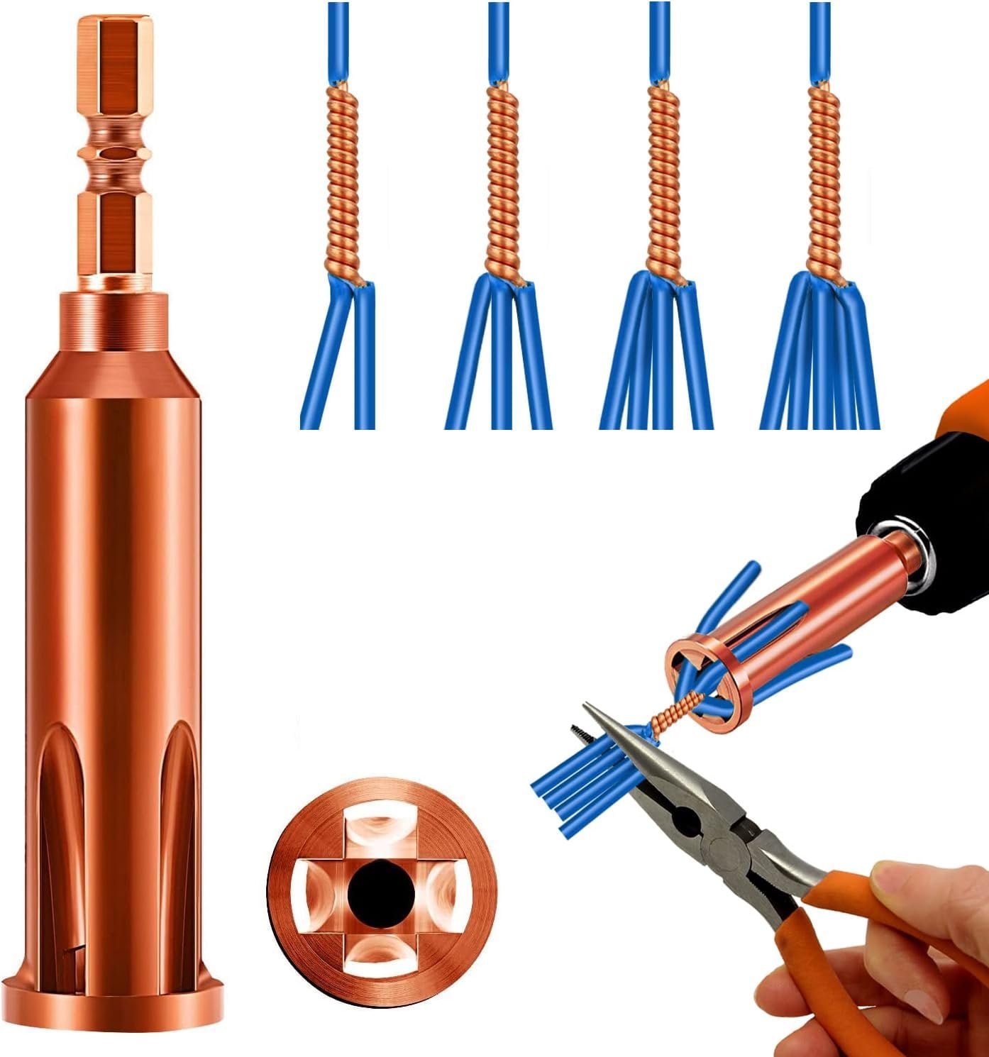 Wire Twisting Tool Wire Stripper and Wire Stripping Tool for ...