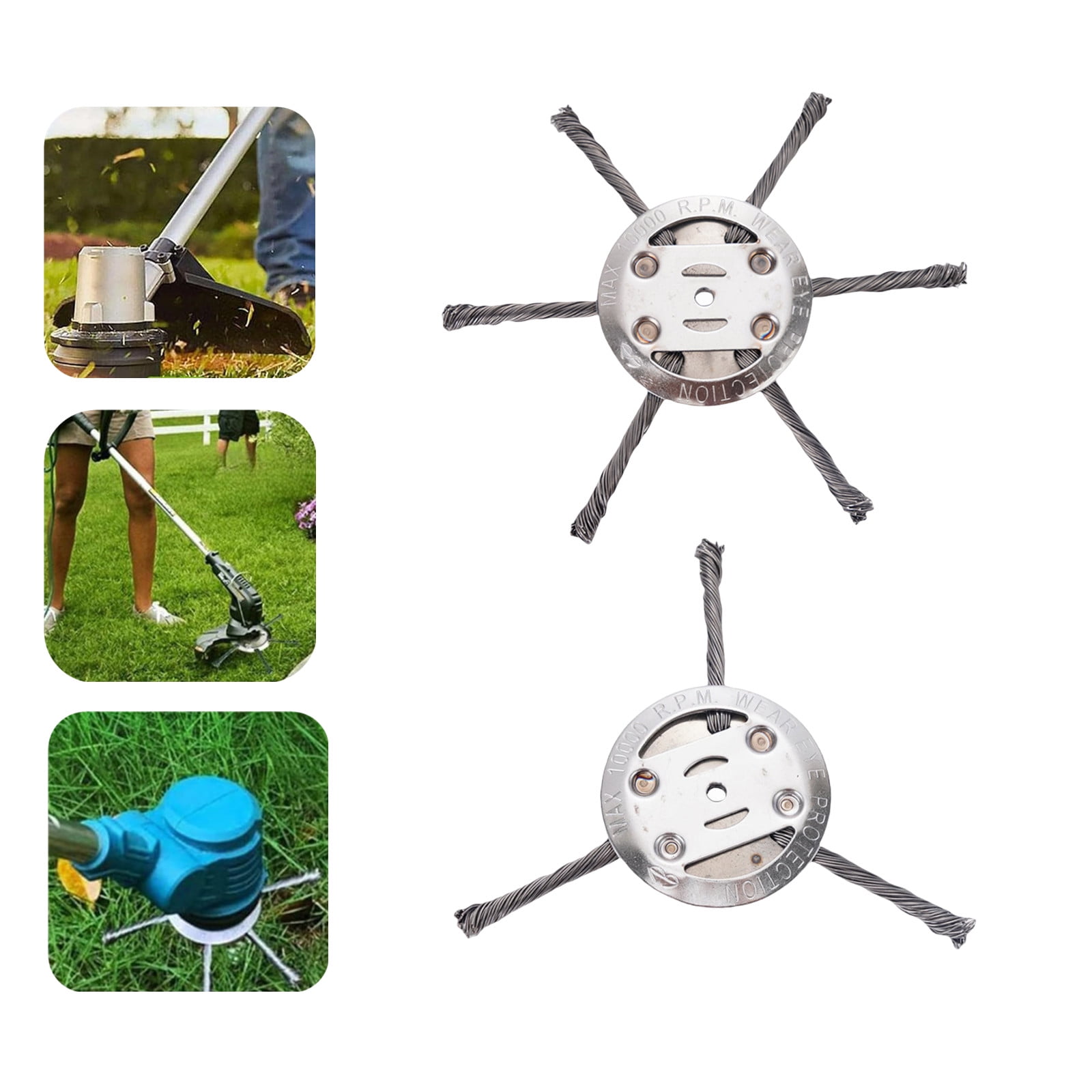 Wire Weed Trimmer Head,Universal Steel Wire Trimmer Head for Weed Eater ...