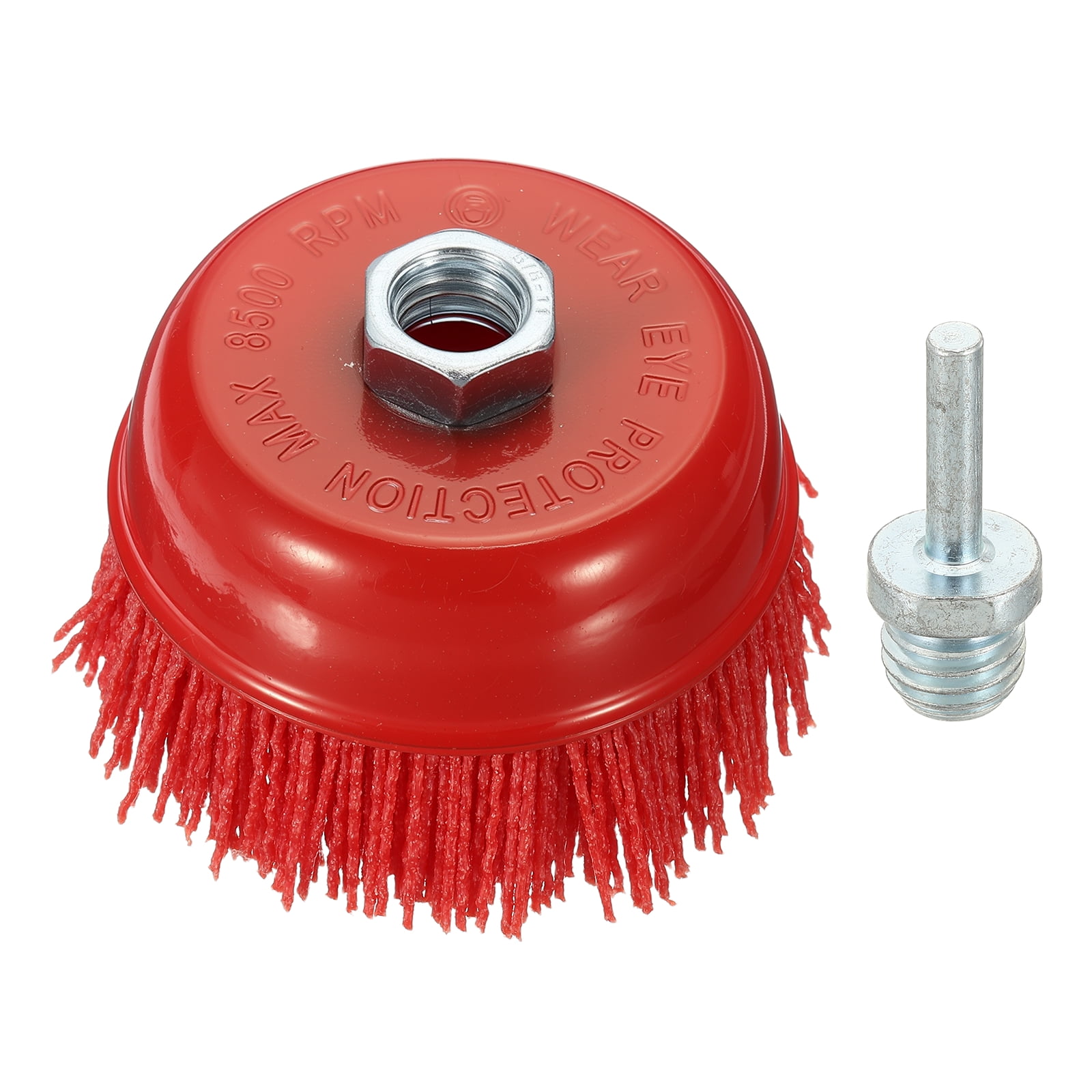 Wire Wheel Cup Brush Set for Grinder - 2 Pcs - Nylon Crimping Wire ...