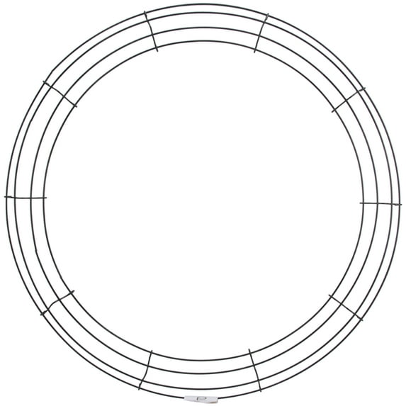 PANACEA 24" Green Wire Wreath Frame for Floral Arrangements - Walmart.com