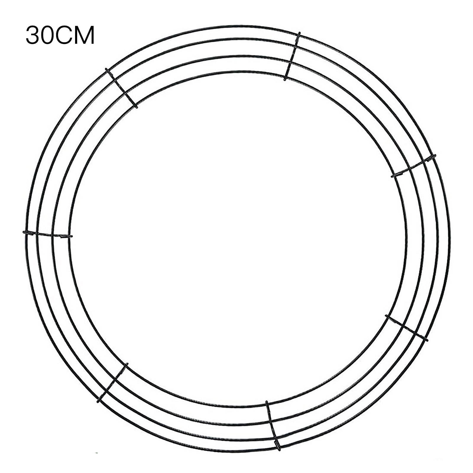 Wire Wreath Frame Christmas Holiday Metal Wire Ring Valentines ...