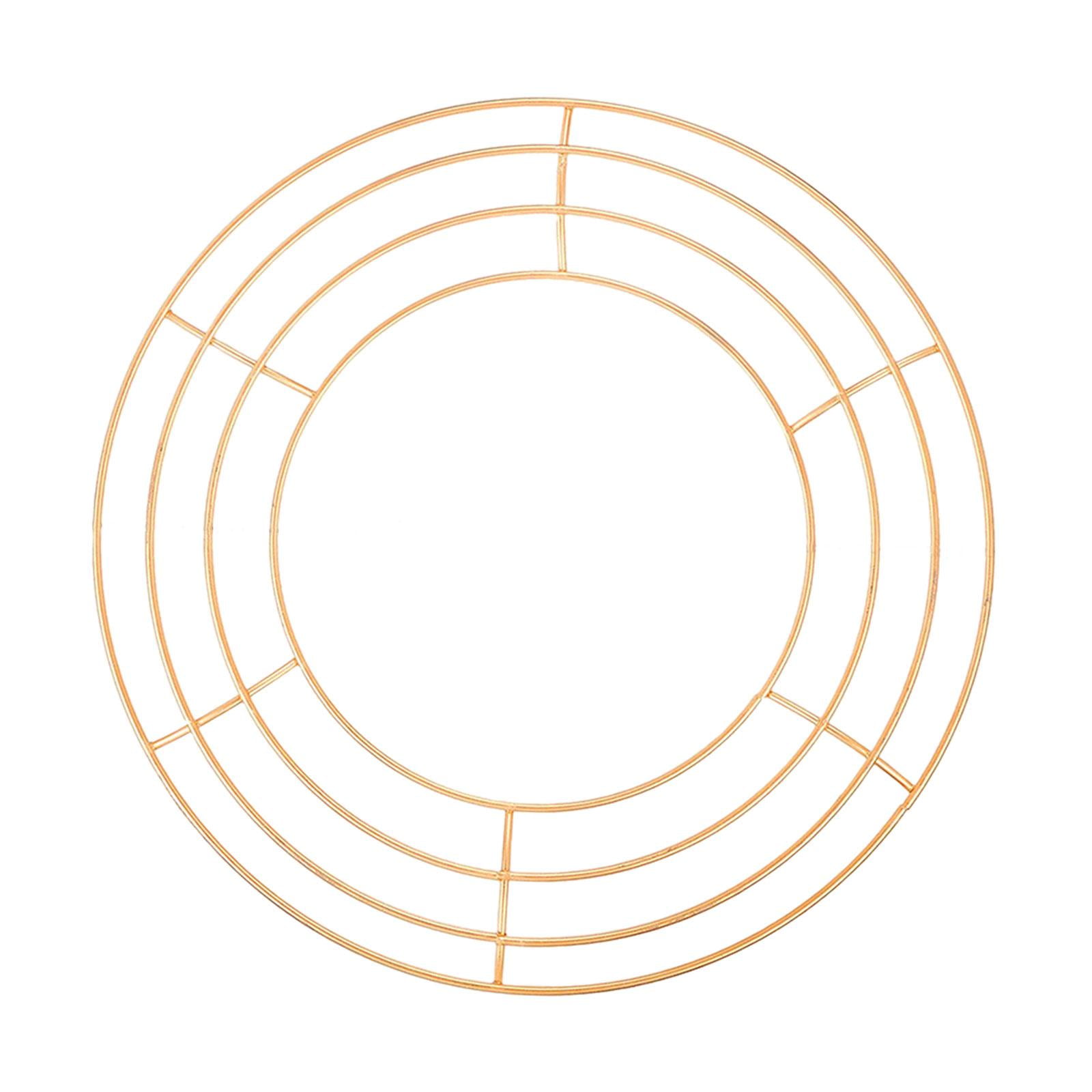 Wire Wreath Frame Wreath Rings Wreath Making Supplies Iron Flower ...