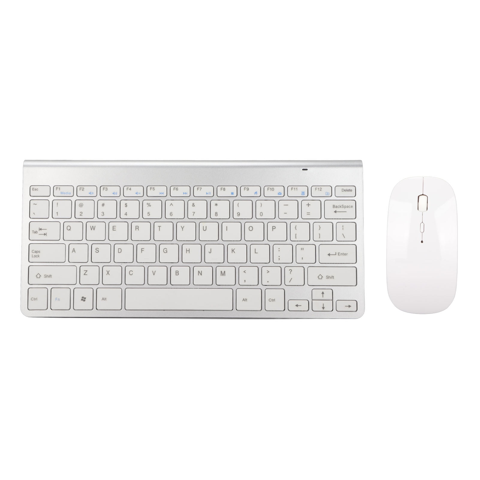 Wire Less Keyboard And Mouse Combo Compact Full Size Wire Less