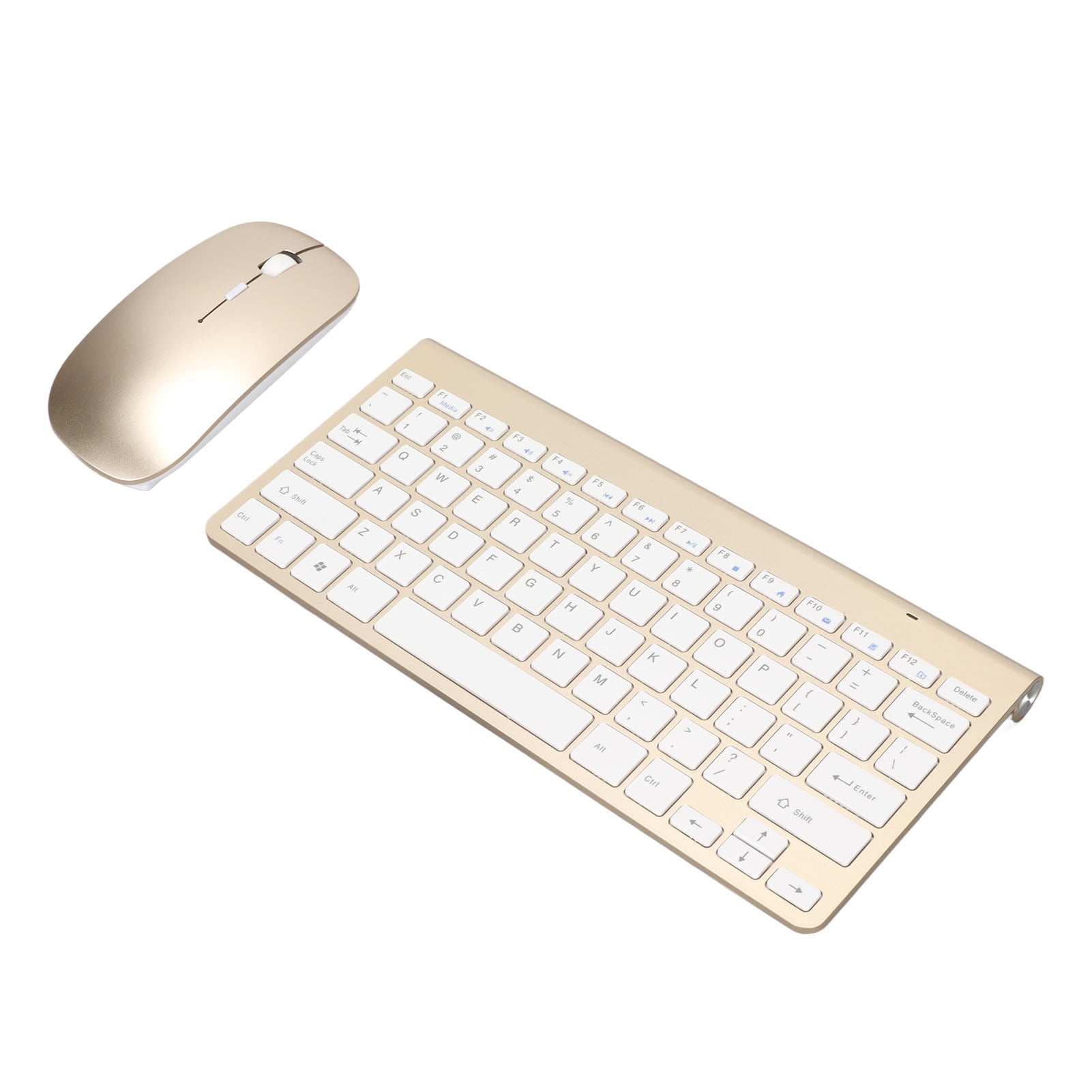 Wire less Keyboard and Mouse Combo, Compact Full Size Wire less ...