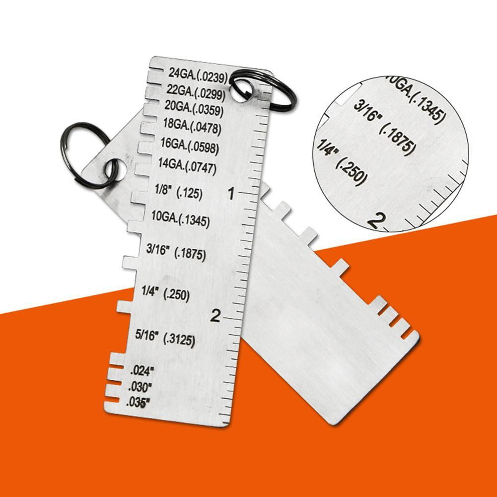 Wire/metal Sheet Thickness Gauge Welding Gage Plated Inspection Size ...