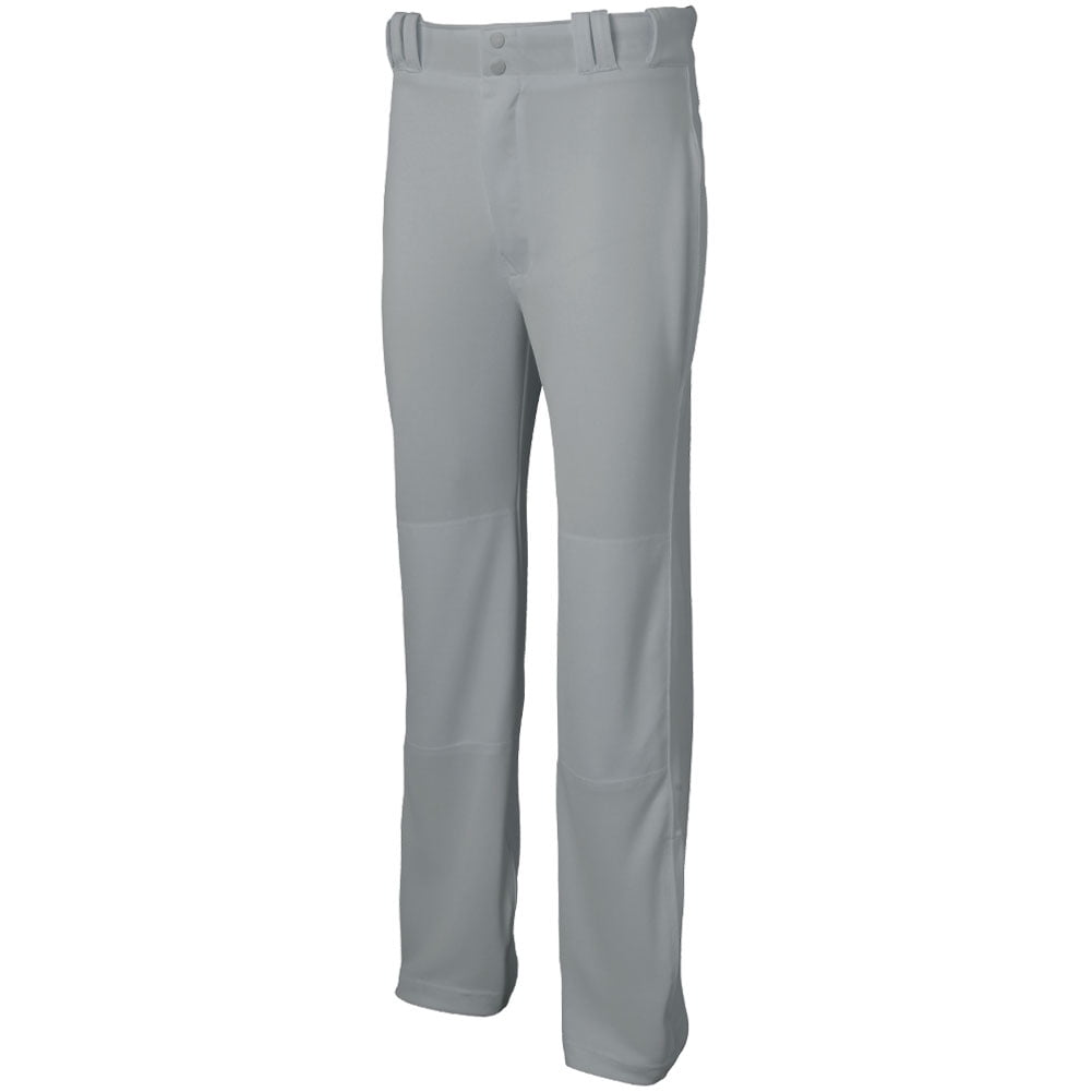 Wire2wire Men's Tournament Open Bottom Baseball Pant Grey Xl - Walmart.com