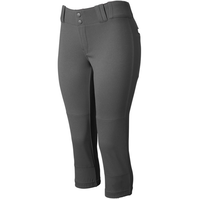 Wire2wire Women's Tournament Knicker Fastpitch Softball Pant Charcoal S ...