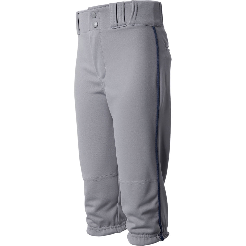Wire2wire Youth Tournament Piped Knicker Baseball Pant Grey/Navy Xl ...