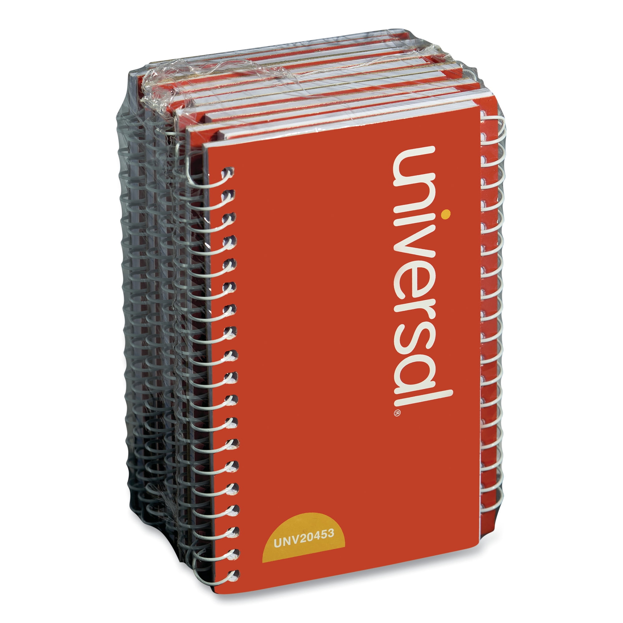 Wirebound Memo Book, Narrow Rule, Orange Cover, 5 X 3, 50 Sheets, 12 ...