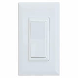Wirecon, Mobile Home/RV White Decorator Wall Switch, W/Plate, 15 Amp ...