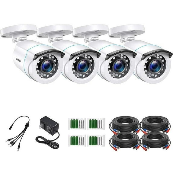 Wired 1080p Outdoor Bullet Security Camera Only Compatible with TVI ...
