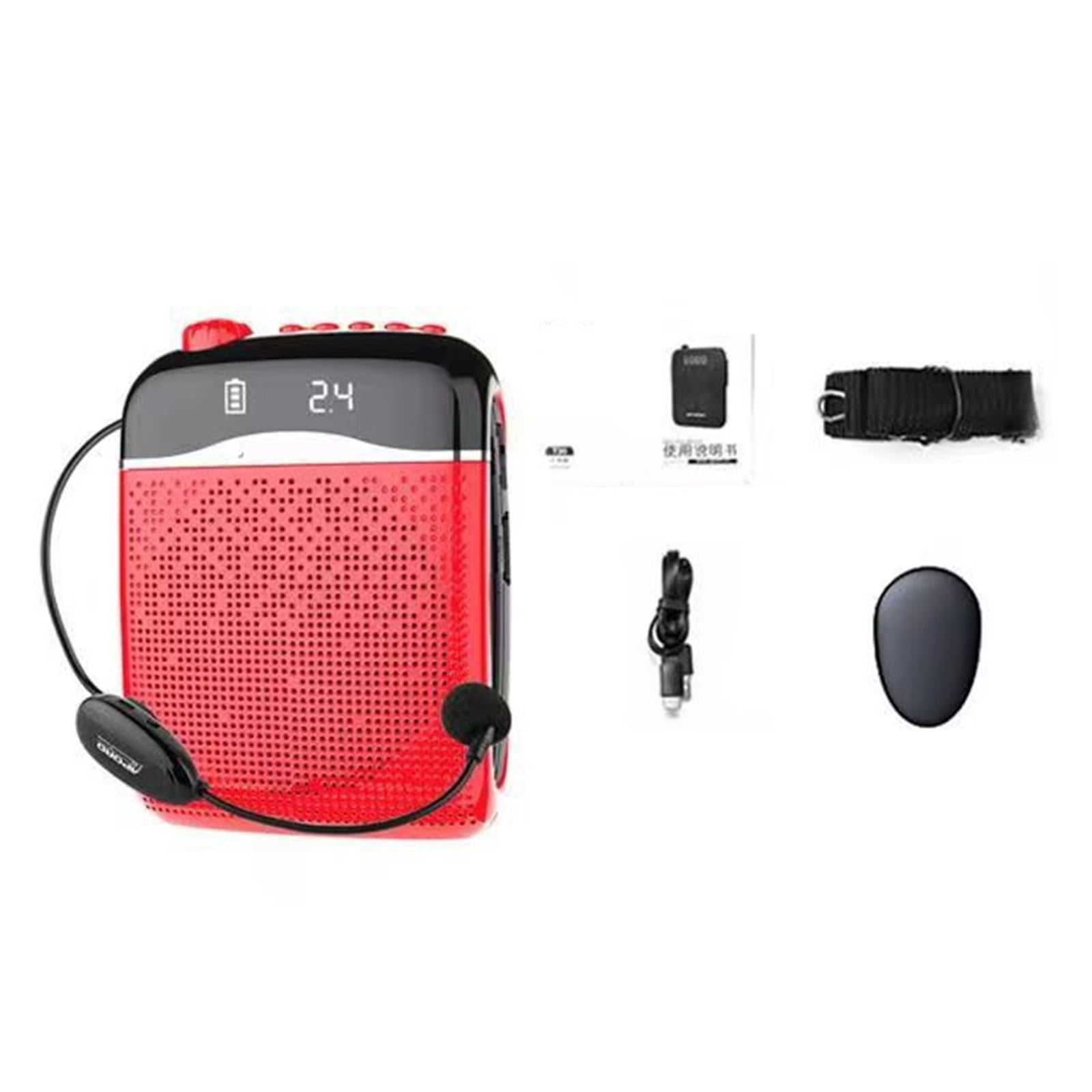 Wired/2.4G Wireless Voice Amplifiers Microphone 5.0 Speaker Teacher ...