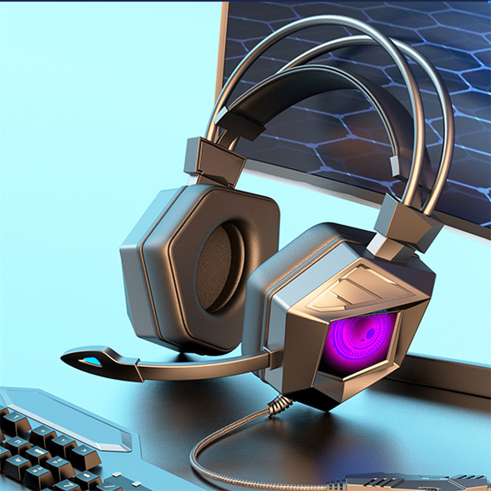 Wired Around-Ear Headphones, Gaming Headset Active Noise Cancelling ...