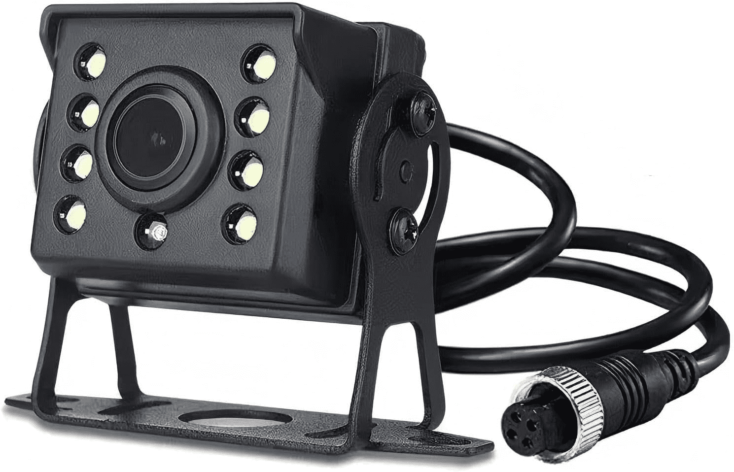 Wired Backup Camera, 12V-24V Wide Range Input Reversing Camera ...