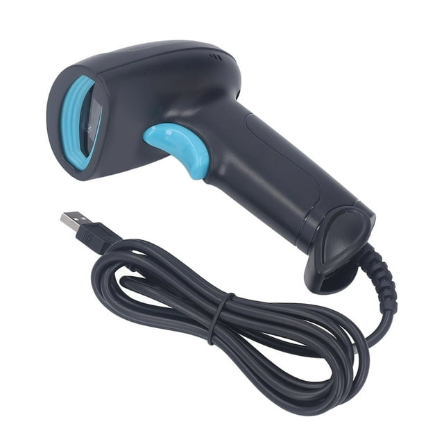 Wired Barcode Scanner High Accuracy Quick Response Smart Voice QR Code ...