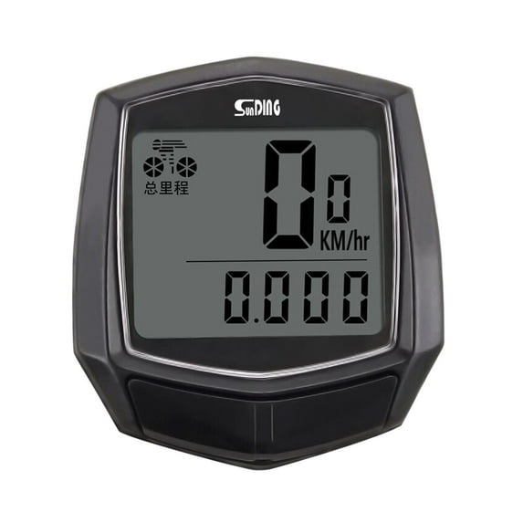 Wired Bike Bicycle Computer LCD Speedometer Odometer Waterproof J6K9 ...