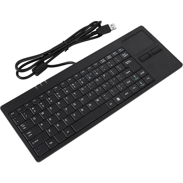 Wired Computer Keyboard, Wired USB Built in Touchpad HUB Port Keyboard ... Wired Computer Keyboard, Wired USB Built in Touchpad HUB Port Keyboard ...