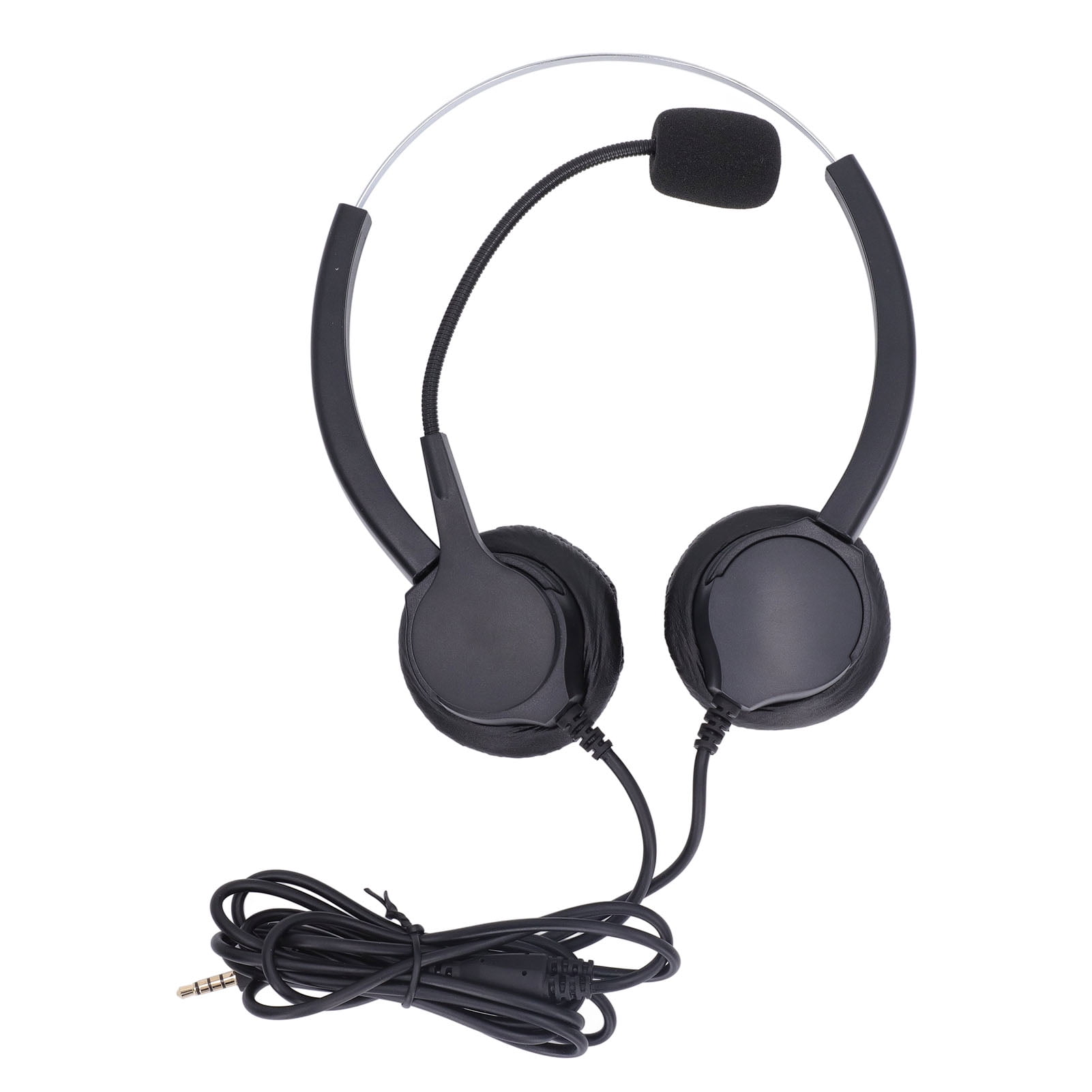 Wired Customer Service Headset Noise Reduction 3.5mm Connector ...