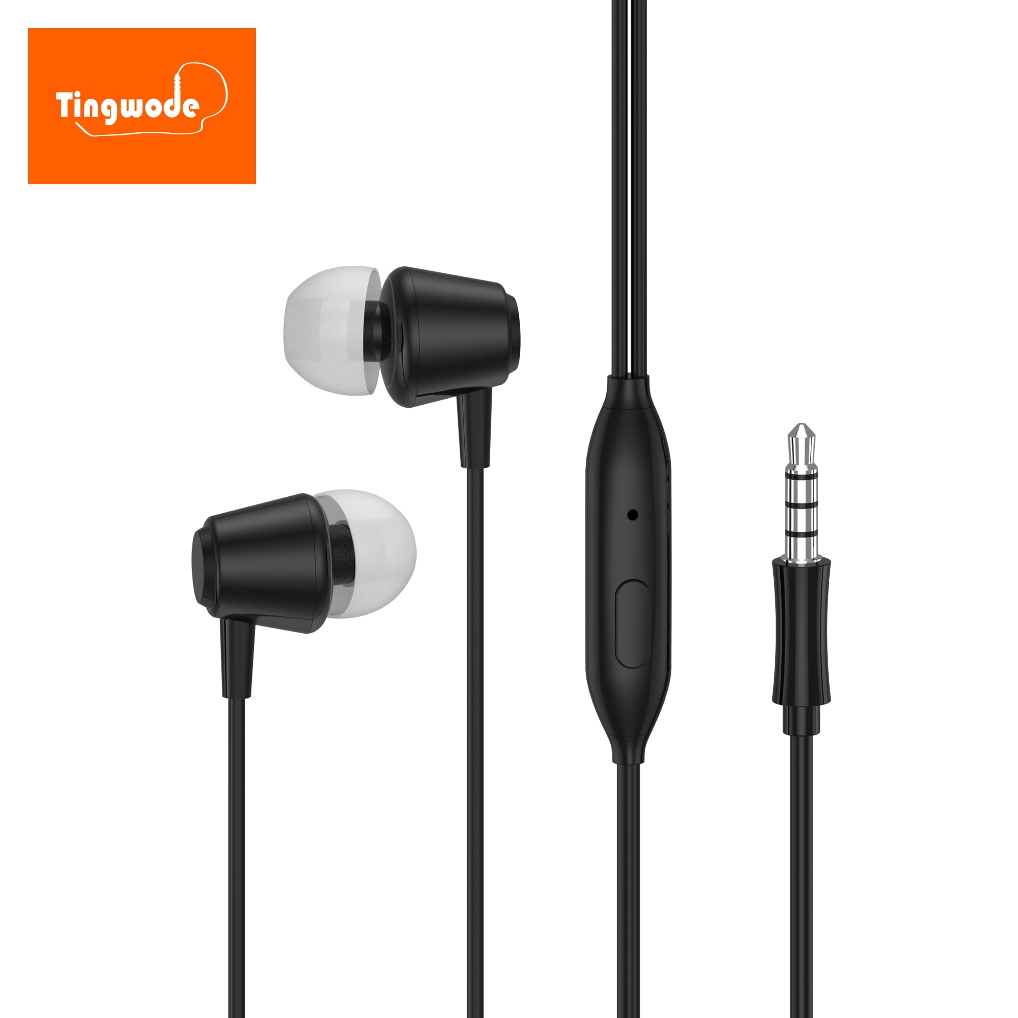 Wired Earbuds 3.5MM Noise-cancelling Headphones with High Sound Quality ...