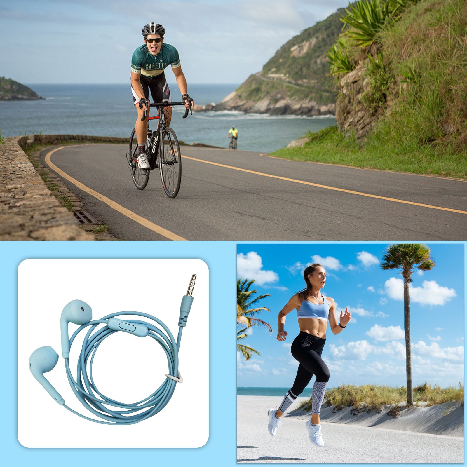 Wired Earbuds with Microphone & Noise Isolating Compatible Most with 3 ...