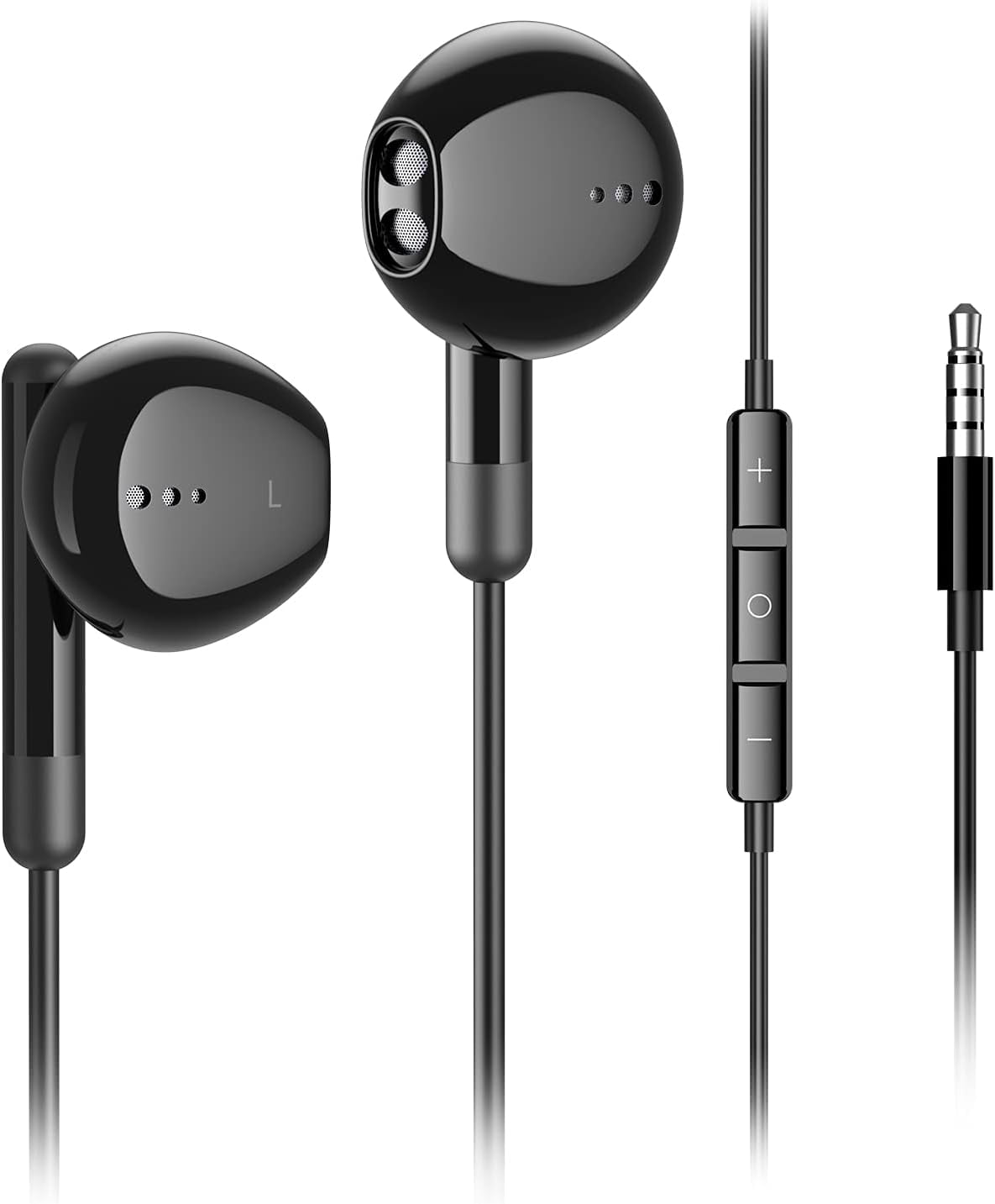 Wired Earbuds with Microphone, Wired Earphones in Ear Headphones HiFi ...