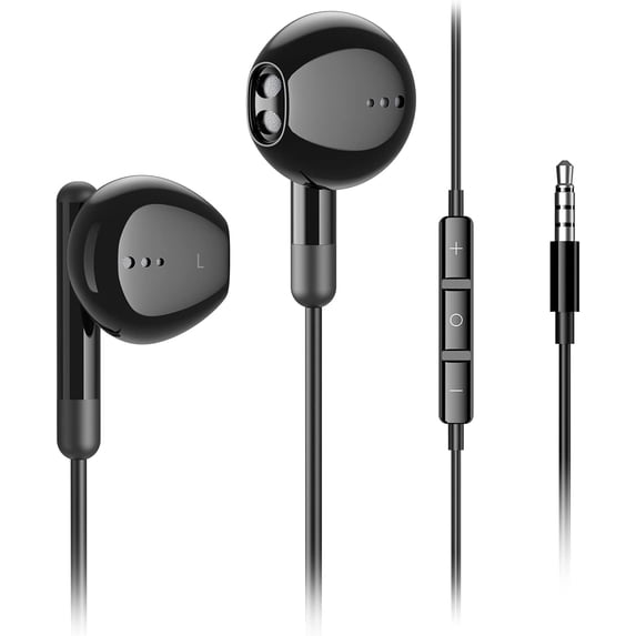 Wired Earbuds with Microphone, Wired Earphones in Ear Headphones HiFi ...