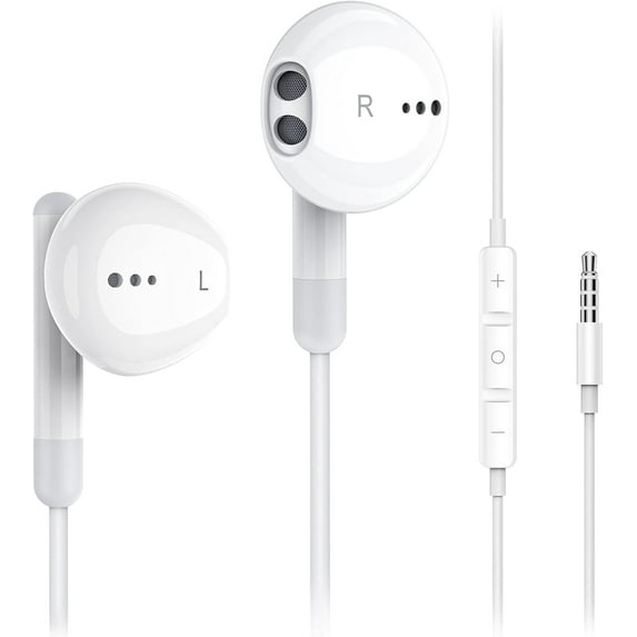 Wired Earbuds with Microphone, Wired Earphones in Ear Headphones HiFi ...