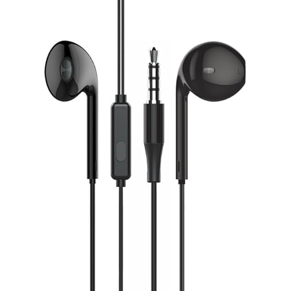 Wired Earbuds, in-Ear Headphones with Dynamic Crystal-Clear Sound and ...