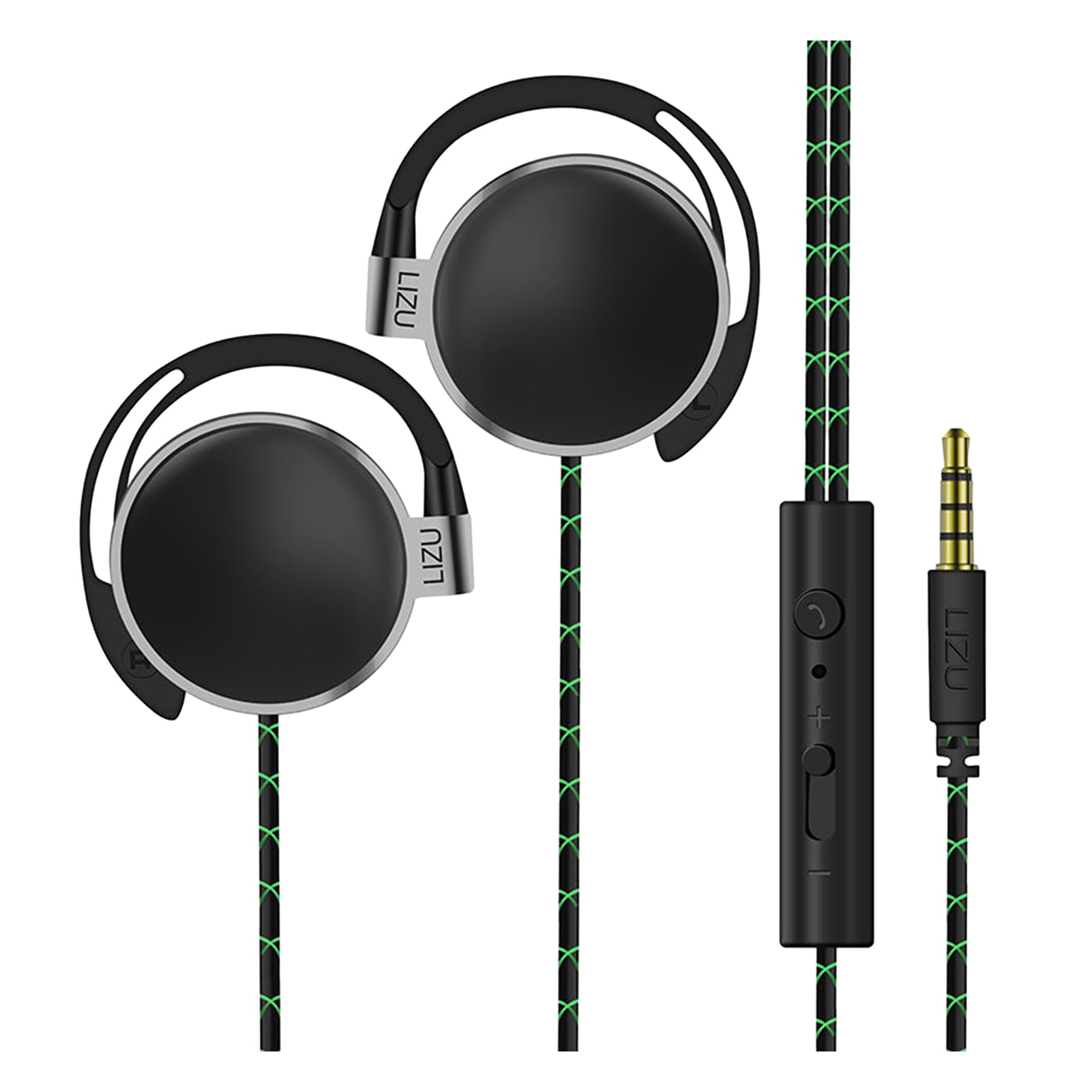 Wired Earphone 3.5mm Plug Wired Headphone with Microphone HiFi Stereo ...