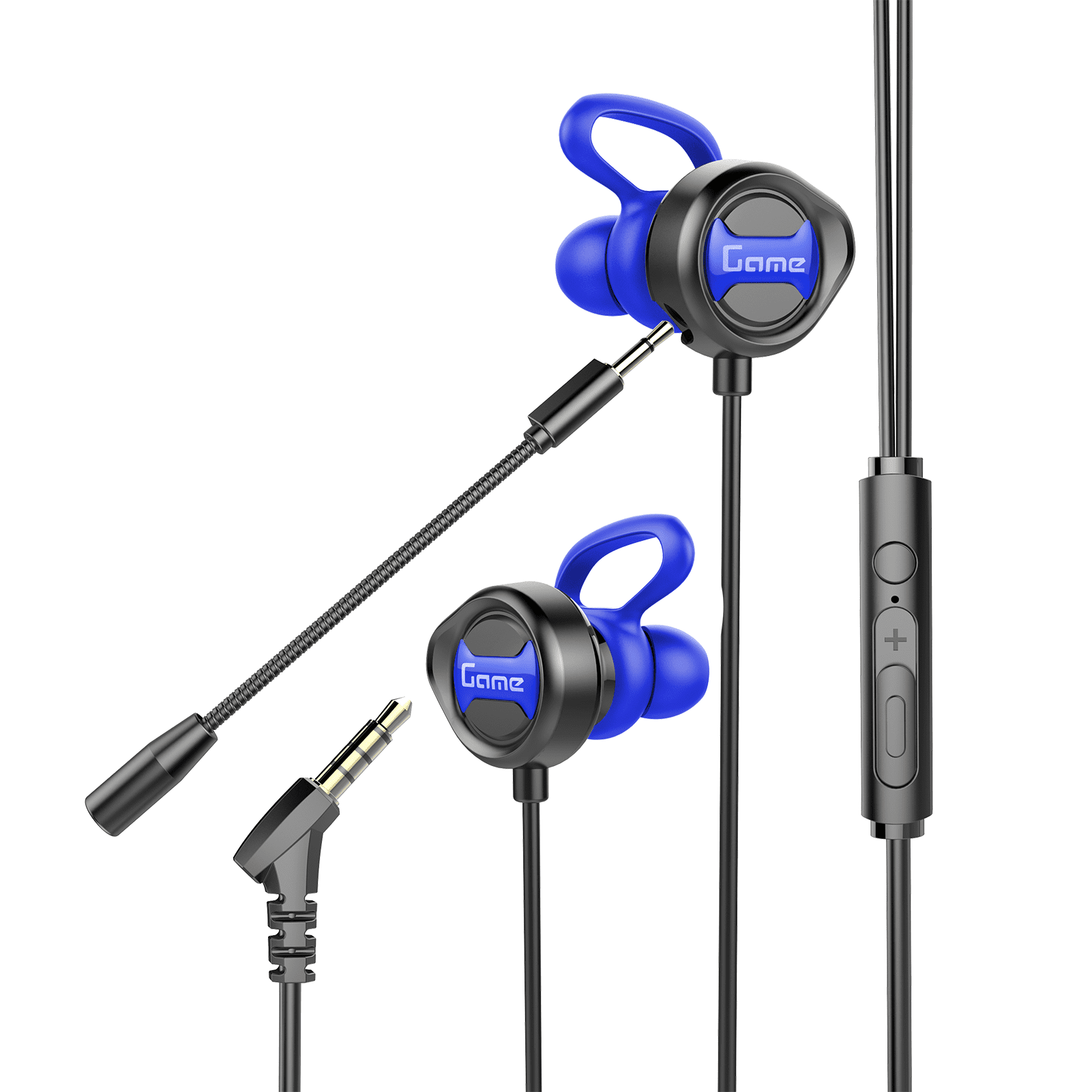 Wired Earphone, G31 L-Shaped 3.5mm Dynamic Wired In-ear Gaming Earphone ...