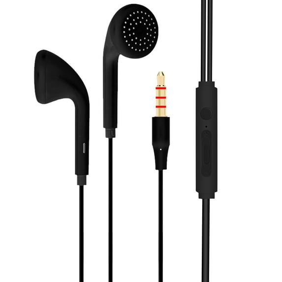 Wired Earphones with Built-in Microphone Universal 35mm Audio Headset ...