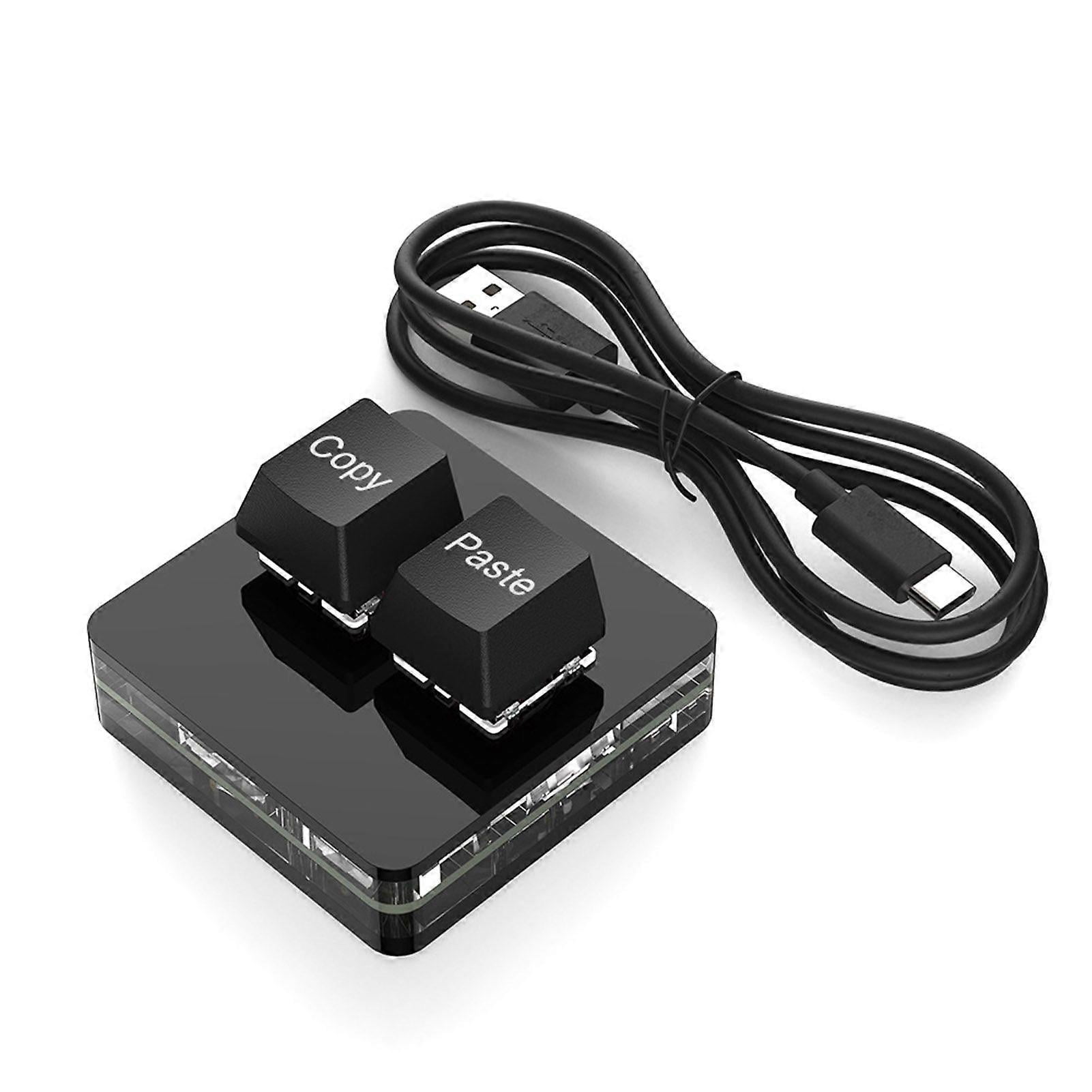 Wired External Copy & Paste Keyboard with Type-C Interface 2 Keys Hot ...
