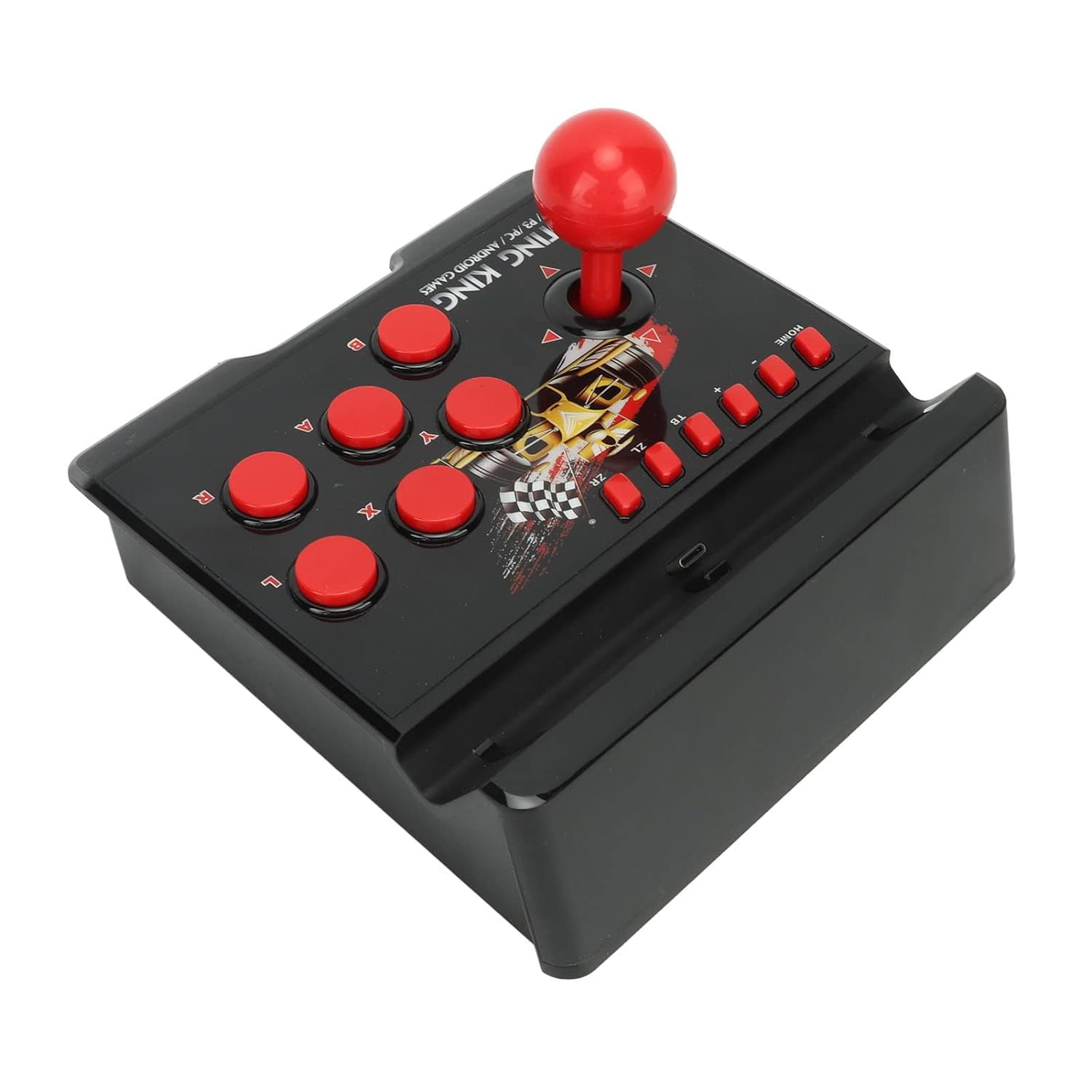 Wired Game Joystick, 4 in 1 Spherical Joystick, Wired Game Controller ...