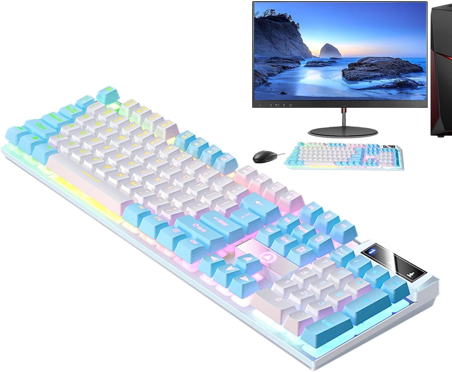 Wired Game Keyboard, Mechanical Computer Keyboards, Desktop Computer ...